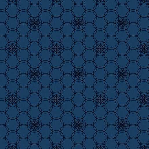 Benartex Fabric - Secret Garden - Cosmos - Navy DO NOT CATEGORIZE THESE PRODUCTS Premier Stitching