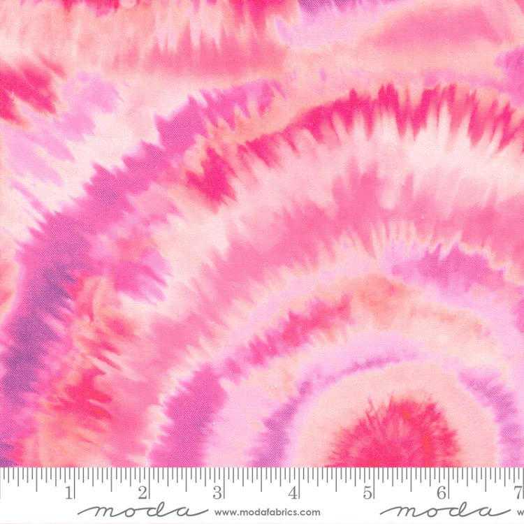 Moda Fabric - Whimsy Wonderland - Tie Dye Swirl - Cotton Candy DO NOT ...