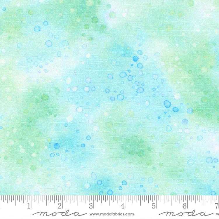 Moda Fabric - Whimsy Wonderland - Watercolor Spritz - Sky DO NOT ...