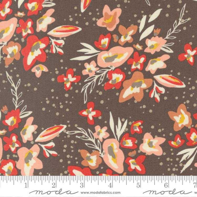 Moda Fabric - Dawn On The Prairie - Spray and Sprig - Mud Pie DO NOT ...