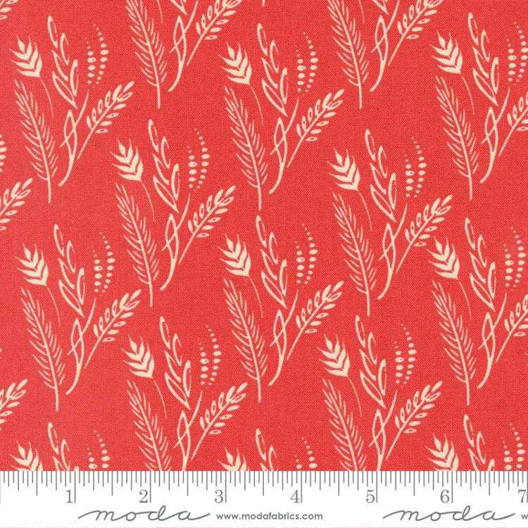 Moda Fabric - Dawn On The Prairie - Grasslands - Poppy Field DO NOT ...
