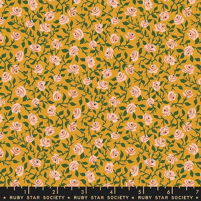 Ruby Star Society Fabric - Tiny Frights - Brambling Rose Florals ...