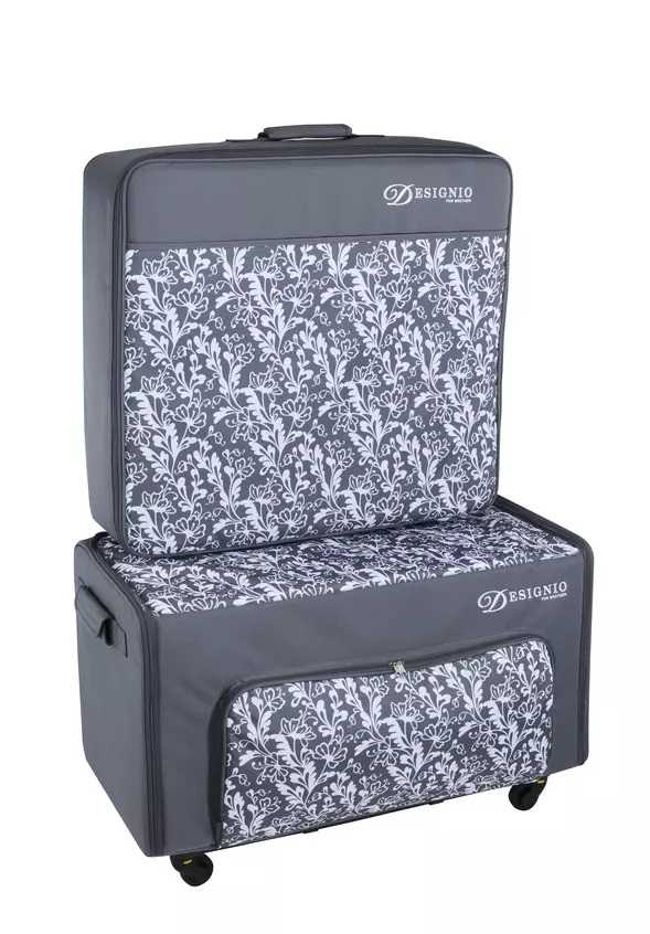 Brother SASEBXP3E XP3 Rolling Trolley with Embroidery Arm Storage Cases ...