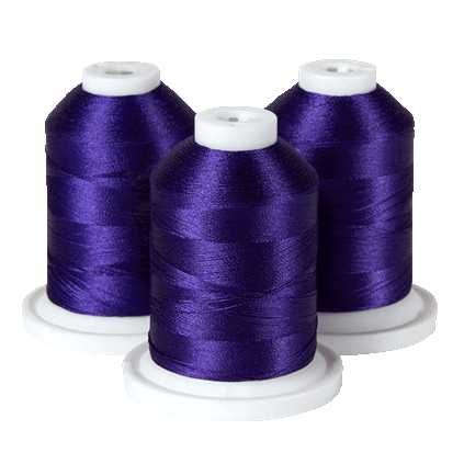Brother 100% Polyester Color Fast, High Shine Embroidery Thread - 3 ...