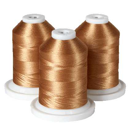 Brother 100% Polyester Color Fast, High Shine Embroidery Thread - 3 ...