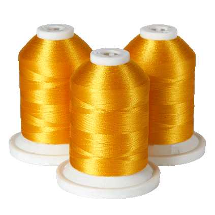 Brother 100% Polyester Color Fast, High Shine Embroidery Thread - 3 ...