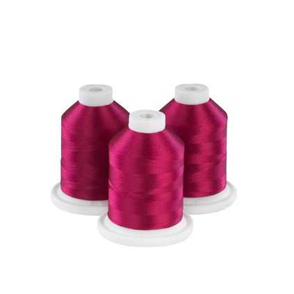 Brother 100% Polyester Color Fast, High Shine Embroidery Thread - 3 ...