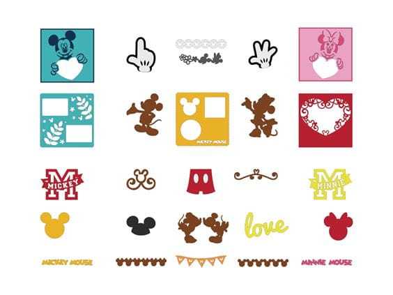 Brother CADSNP01 Disney Mickey Mouse and Minnie Mouse Pattern ...