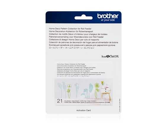 Brother CADXRFDP02 Home Deco Pattern Collection for Roll Feeder ...