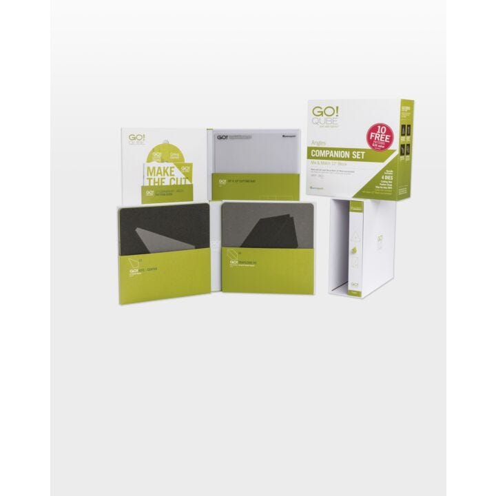 AccuQuilt GO! Qube 12" Companion Set - Angles Machine Quilting Premier ...