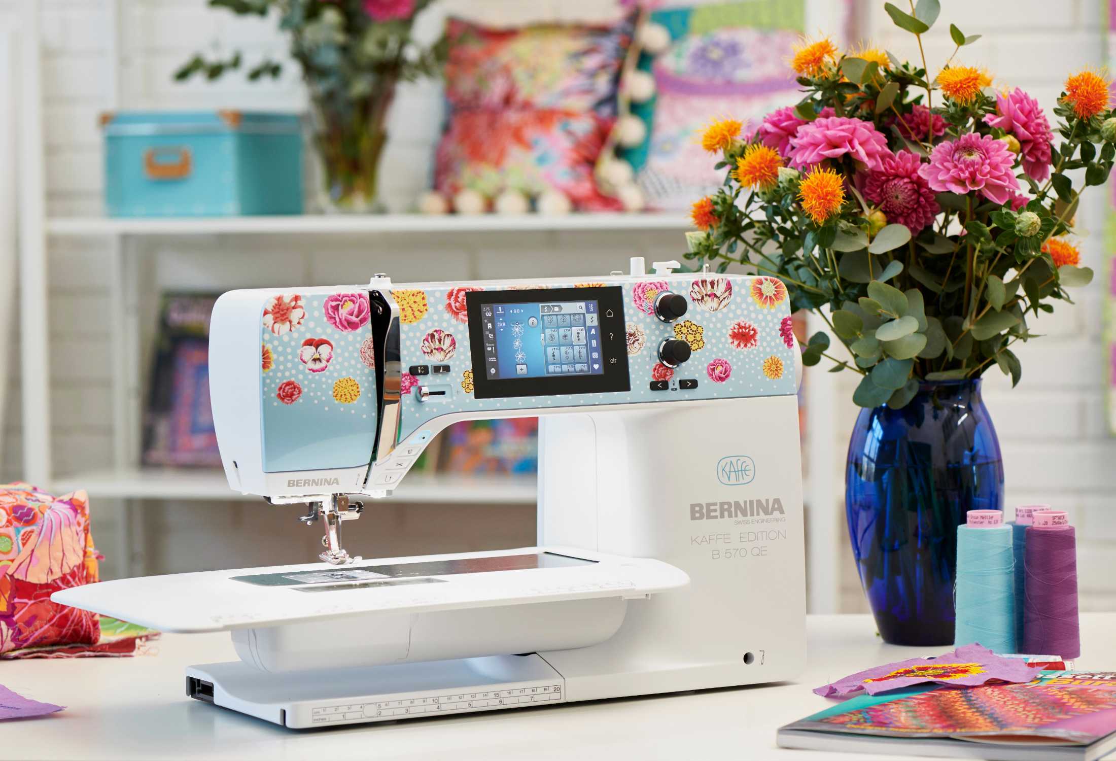 Bernina B 570 QE E Kaffe Sewing Machine Bernina In-Store Only Premier ...