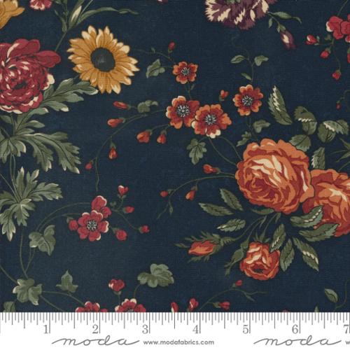 Moda Fabric - Daisy Lane My Garden Florals Bluebell