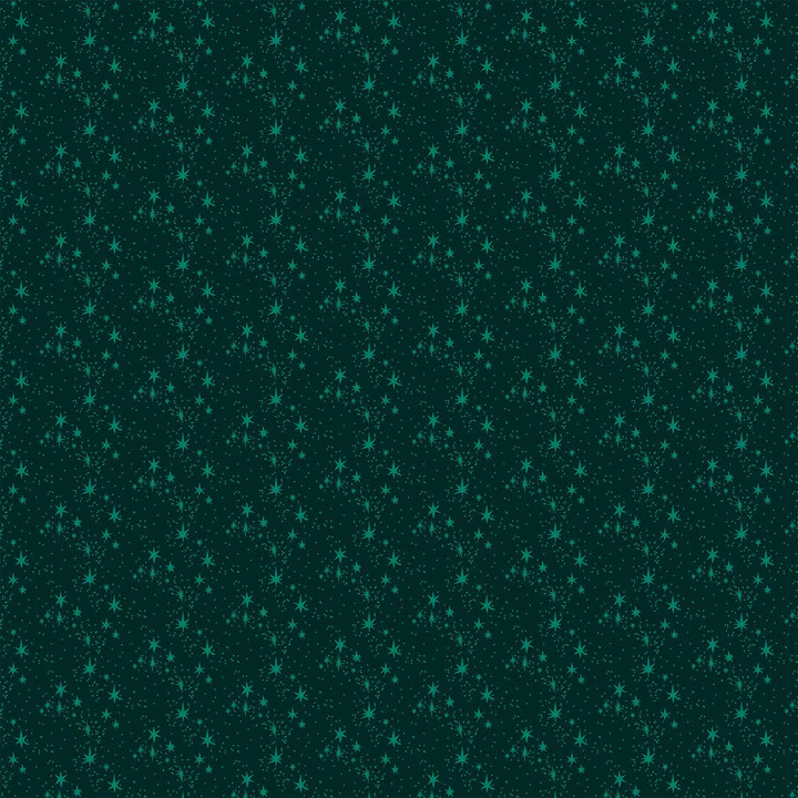Merry Kitschmas Stars Green - Figo Fabric from Premier Stitching