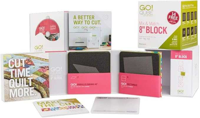AccuQuilt GO! Cube Mix & Match 8” Block