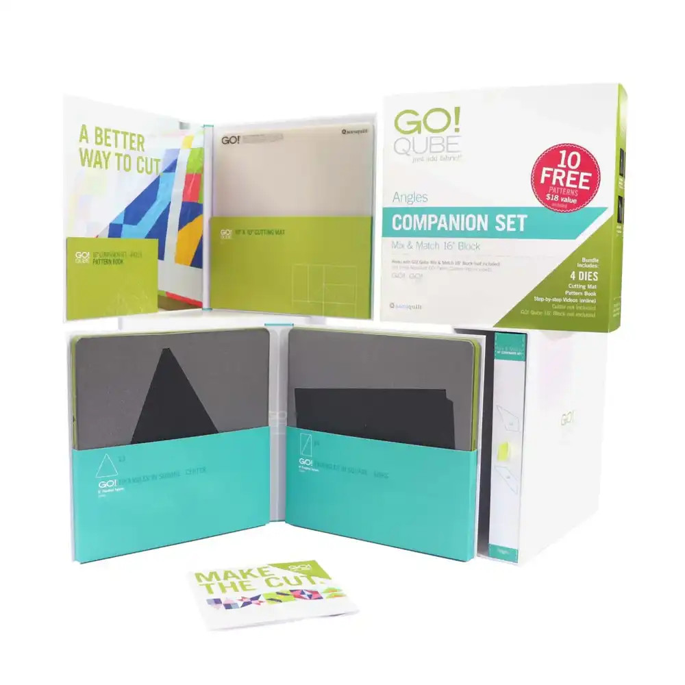 AccuQuilt GO! Qube 16" Companion Set - Angles from Premier Stitching