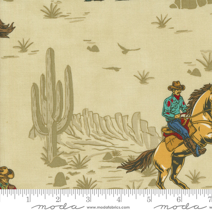 Moda Fabric - Saddle Ranch - Wrangler Roundup Trail Dust #33790-12