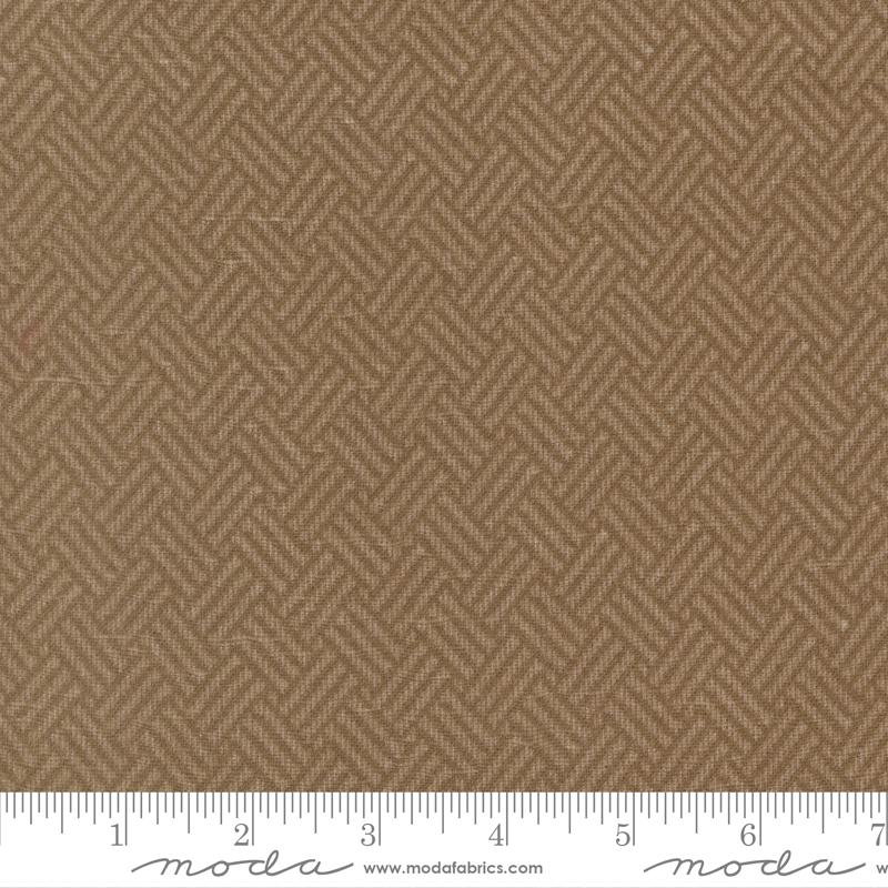 Moda Fabric - Prairie Gather Flannel - Teak 108" #108033-14f