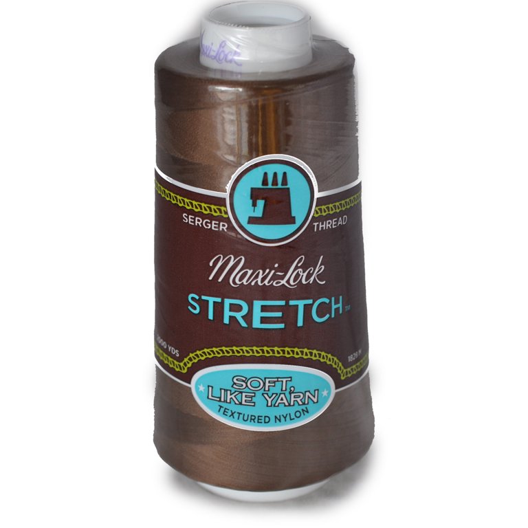 A&E Maxi-Lock Stretch Serger Thread - Brown