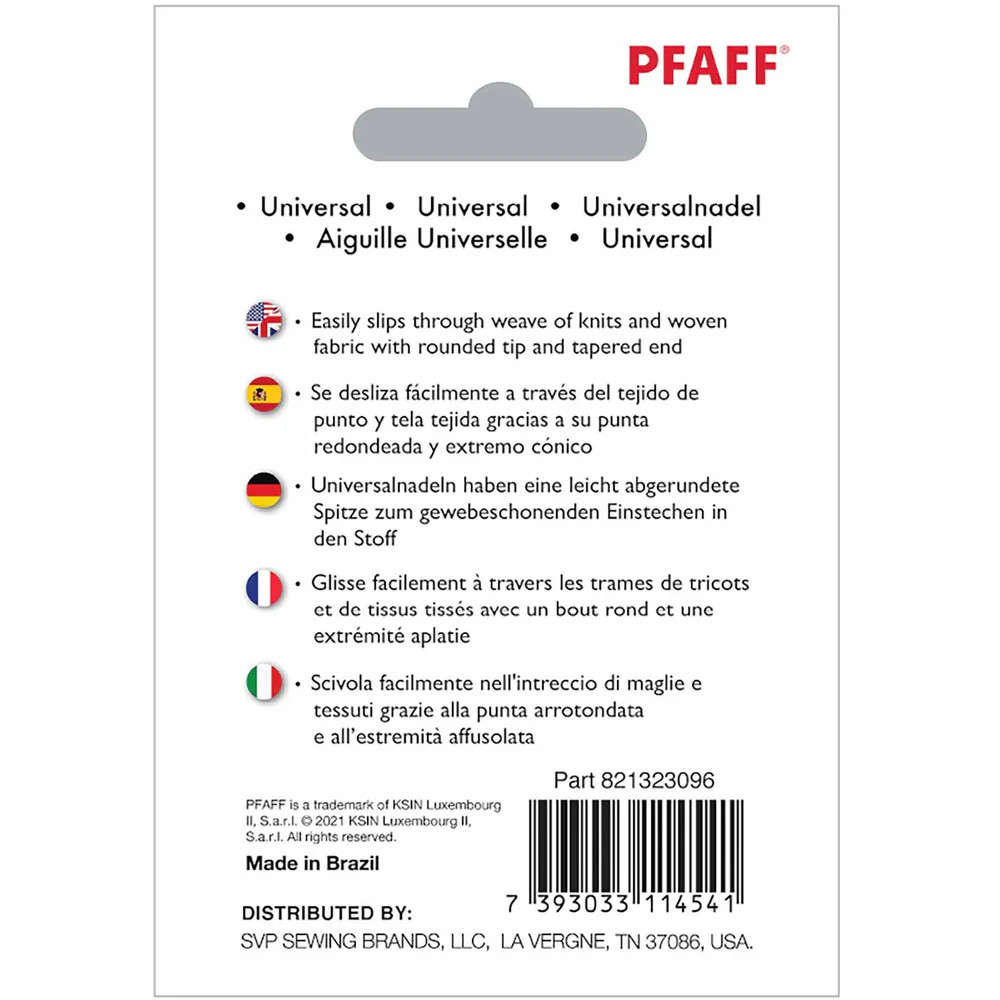 Pfaff Universal Needles (Assorted - 5 pack)