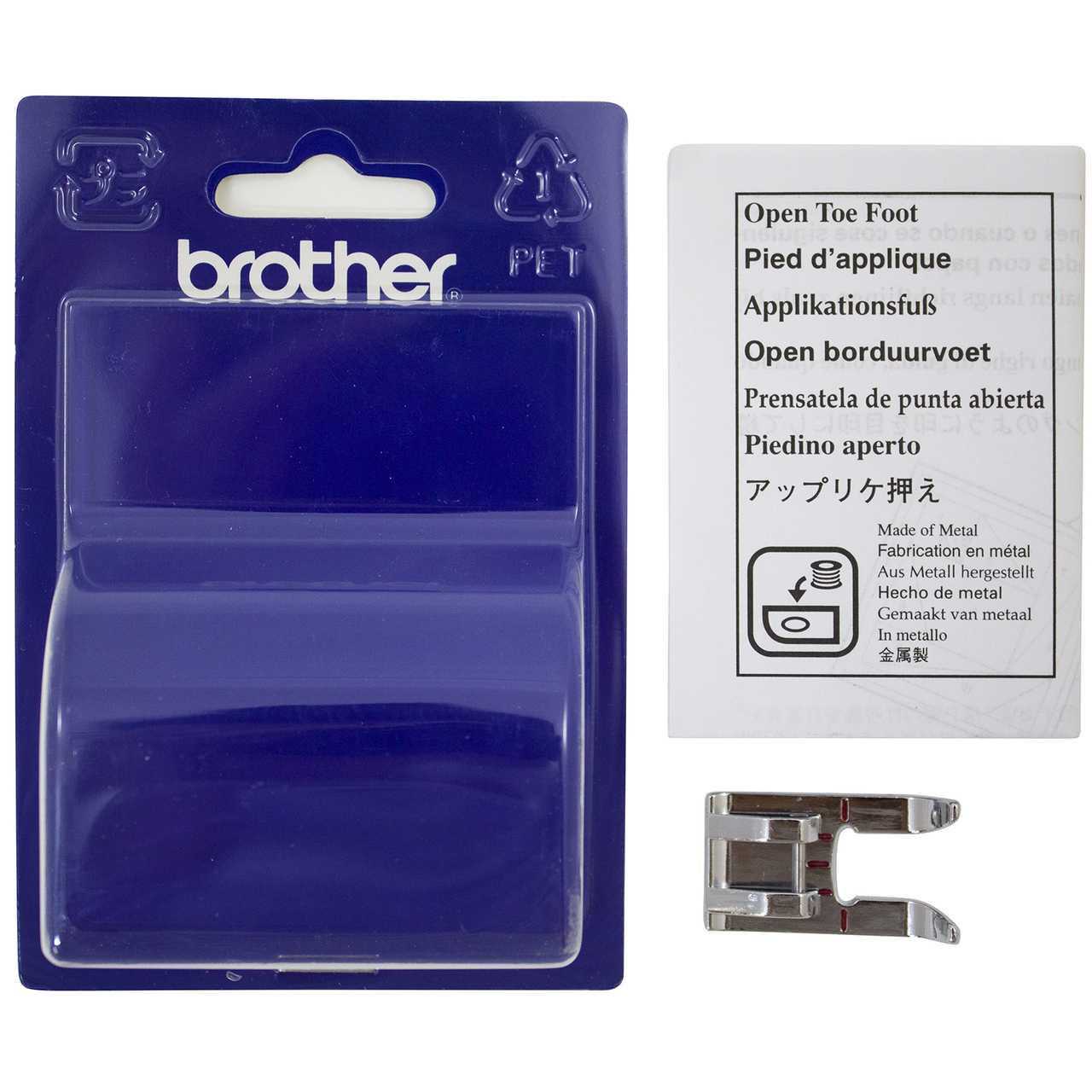 Brother SA186 Snap-on Metal Open Toe Foot