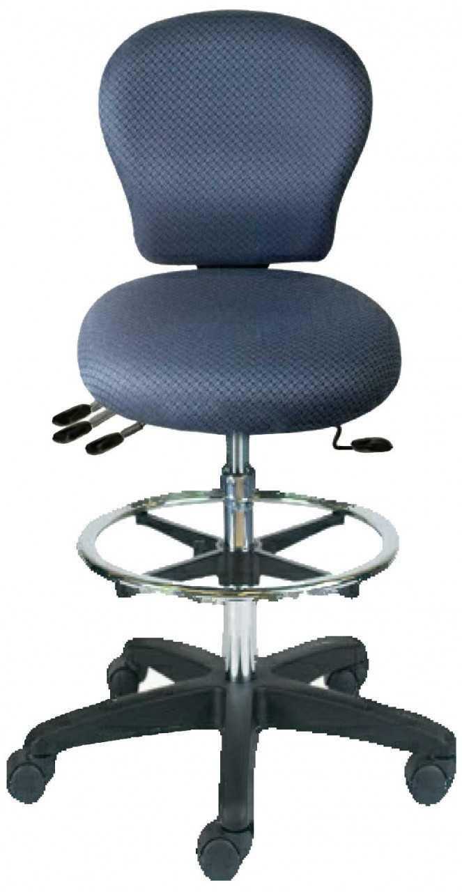 Sew-Ergo Advantage Stool With Adjustable Foot Ring CLS53