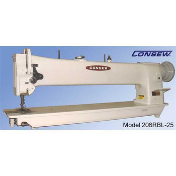 Consew Model 206RBL-25 Flat Bed Sewing Machine