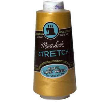 A&E Maxi-Lock Stretch Serger Thread - Gold