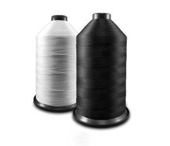 Amann 10 oz. Size 69 Nylon Thread - White & Black Combo