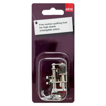 Elna High Shank Convertible Free Motion Quilting Foot Set