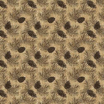 Benartex Fabric - Pine Forest Tan