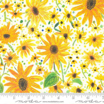 Moda Fabric - Enchanted Dreamscapes - Sunflower