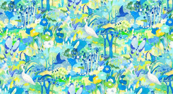 Moda Fabric - Whimsy Wonderland - Scenic Wonderland - Breeze DO NOT ...