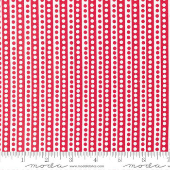 Moda Fabric - Hello Holidays - Stripes Snow Red Scarf DO NOT CATEGORIZE ...