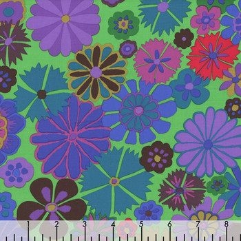 Kaffe Fassett Collective 2024 Folk Flower - Blue