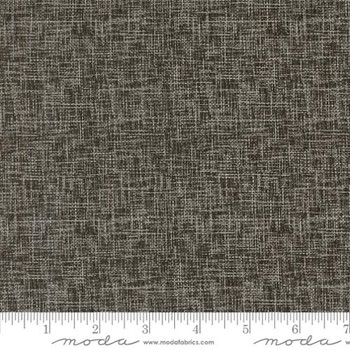 Threads Stitches Textured Black - Moda Fabric 55685-25