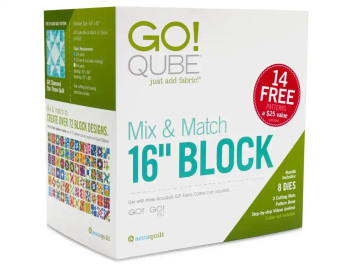 AccuQuilt GO! Cube Mix & Match 16” Block