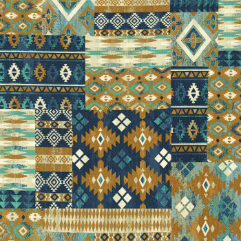Moda Fabric - Saddle Ranch - Western Patchwork Multi #33798-11