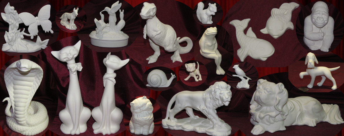 Ready to Paint Ceramic Bisque - Fat Cat Ceramics