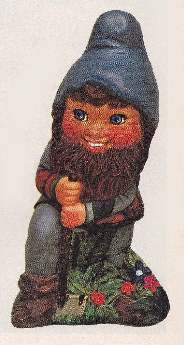 Ceramic Bisque Large Gnome With A Shovel pyop unpainted ready to paint ...