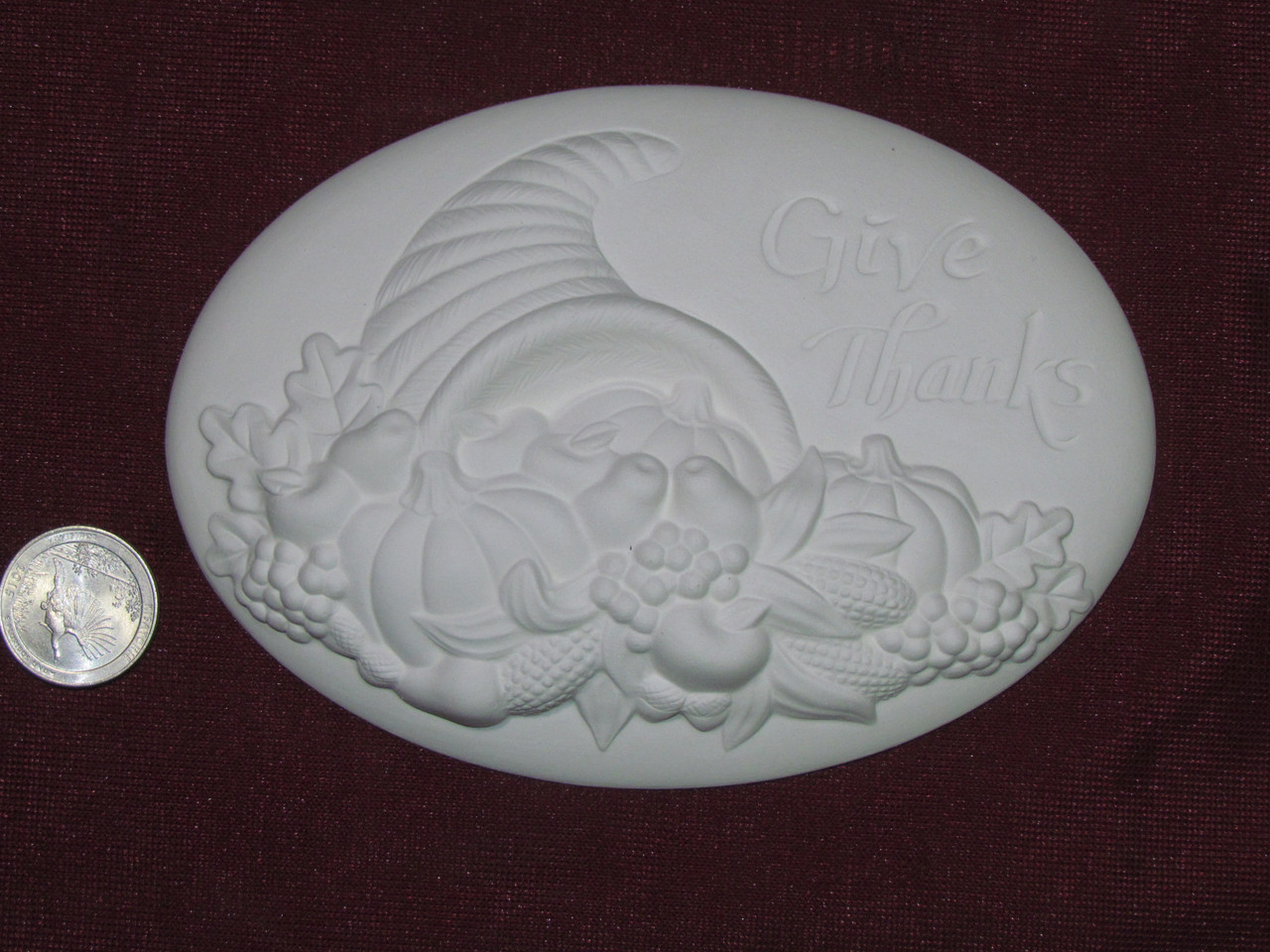 Ceramic Bisque Dona's Seasons Inserts ~ Welcome Stone pyop unpainted ...