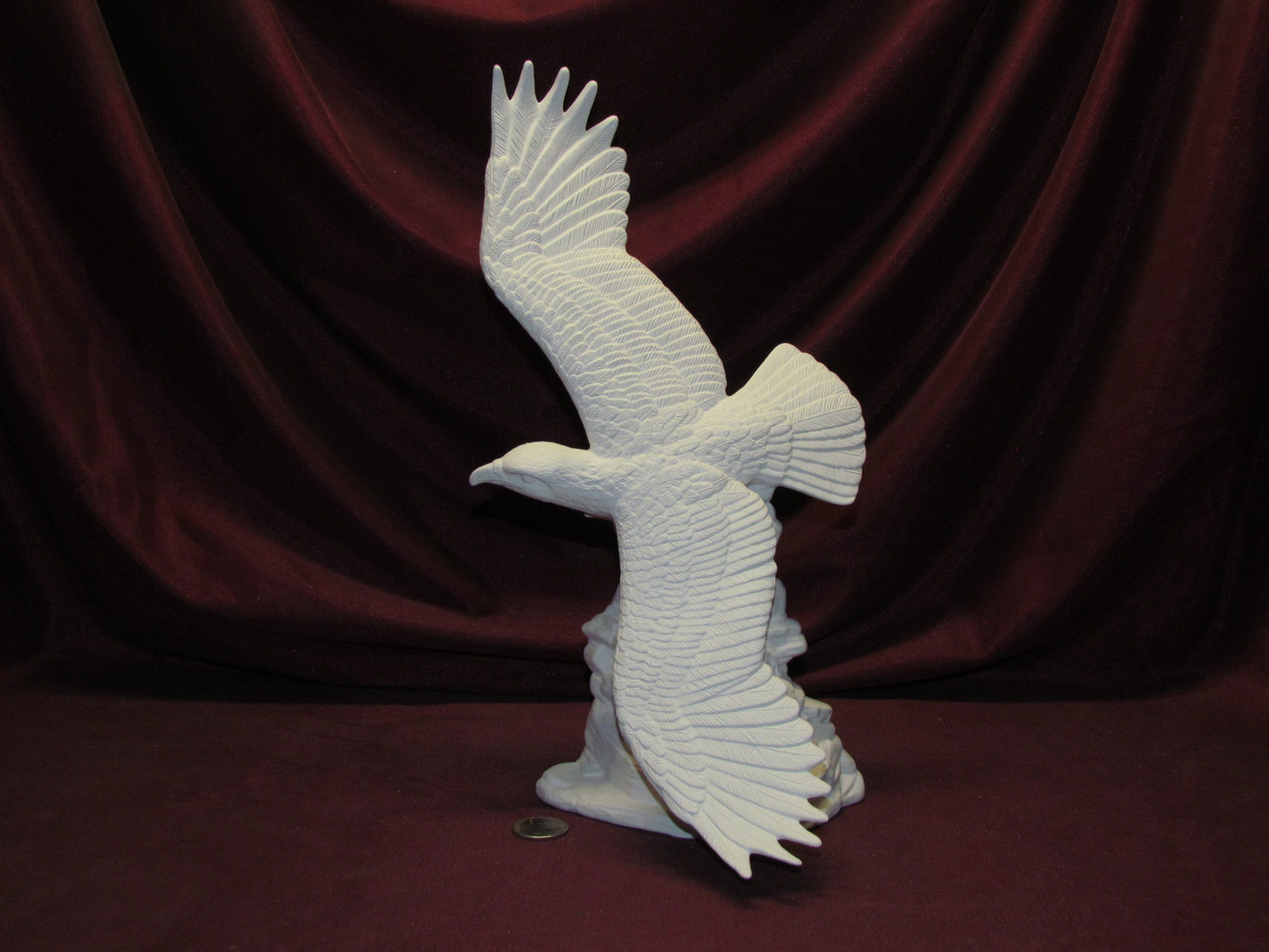 Ceramic Bisque U-Paint Medium Soaring Eagle Unpainted Ready To Paint ...
