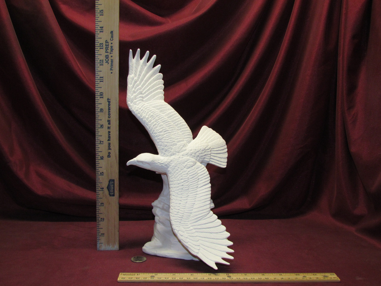 Ceramic Bisque U-Paint Medium Soaring Eagle Unpainted Ready To Paint ...