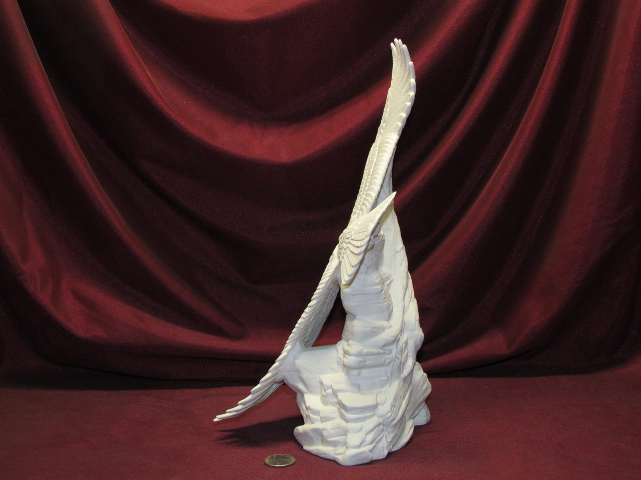 Ceramic Bisque U-Paint Medium Soaring Eagle Unpainted Ready To Paint ...