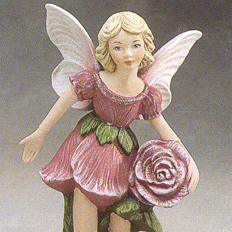 Ceramic Bisque Gare Rose Fairy unpainted ready to paint - Fat Cat Ceramics
