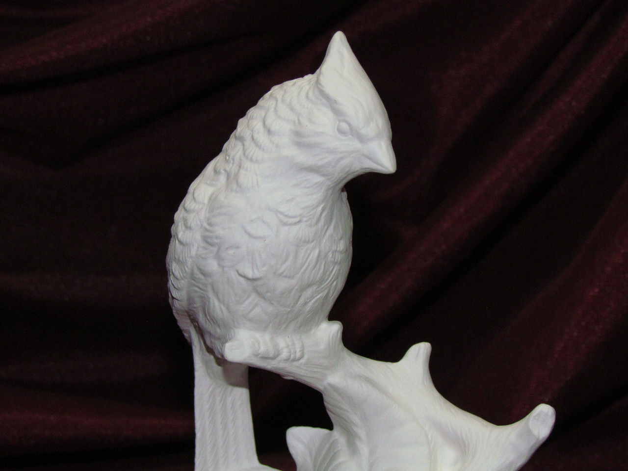 Ceramic Bisque Cardinal Bird pyop unpainted ready to paint diy - Fat ...