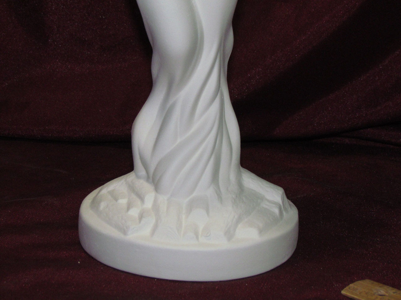 Ceramic Bisque Vintage Fire Dancing Lady Lamp Nude pyop unpainted ready ...