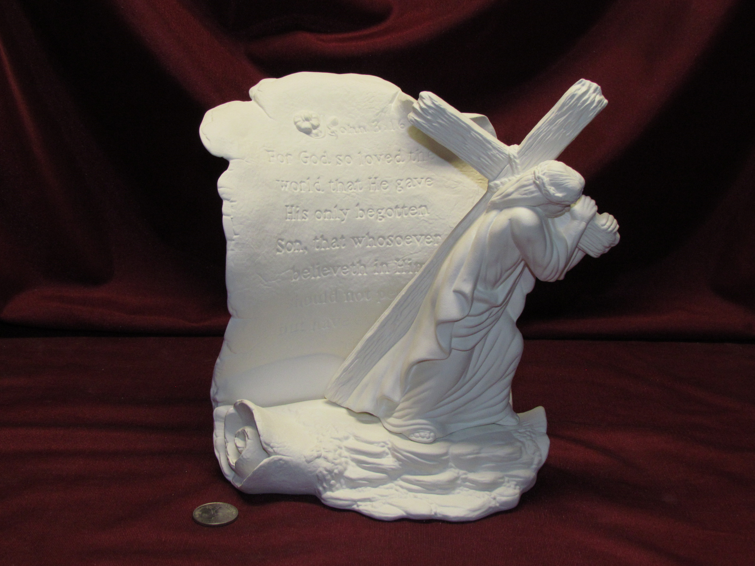 Ceramic Bisque Native American Angel Receiving The Spirit
