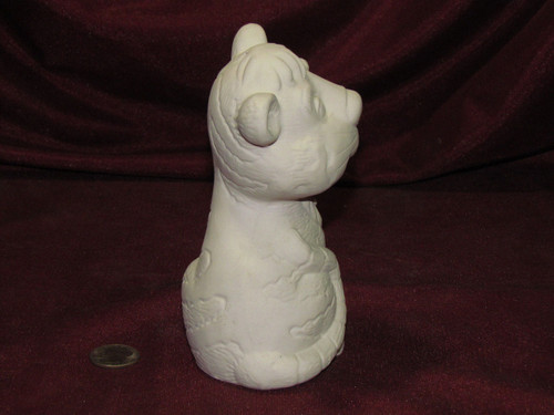 Ceramic Bisque Cute Tiger pyop unpainted ready to paint diy - Fat Cat ...