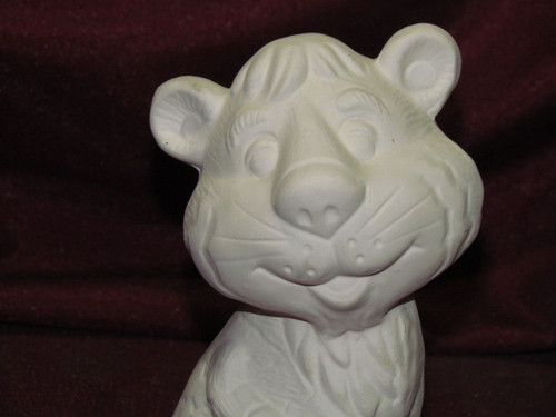 Ceramic Bisque Cute Tiger pyop unpainted ready to paint diy - Fat Cat ...
