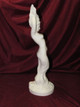 Ceramic Bisque Vintage Fire Dancing Lady Lamp Nude pyop unpainted ready ...